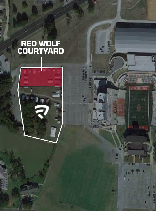 Arkansas State | Red Wolf Courtyard | REVELxp